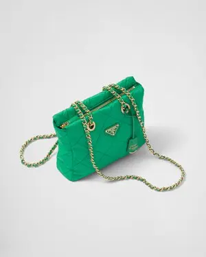 Prada Re-Edition 1995 ChaîNe Re-Nylon Tote Bag - Mint Green